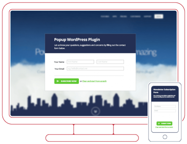 WordPress Popup Plugin CaptainForm