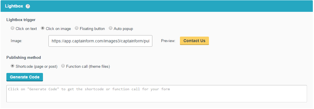 Publish Your Wordpress Form Captainform Wordpress Plugin Captainform